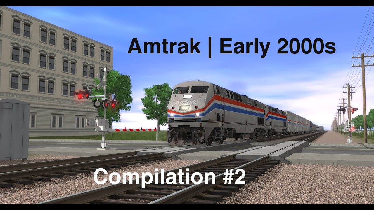 Amtrak Trains Early 2000s | Compilation #2 - YouTube
