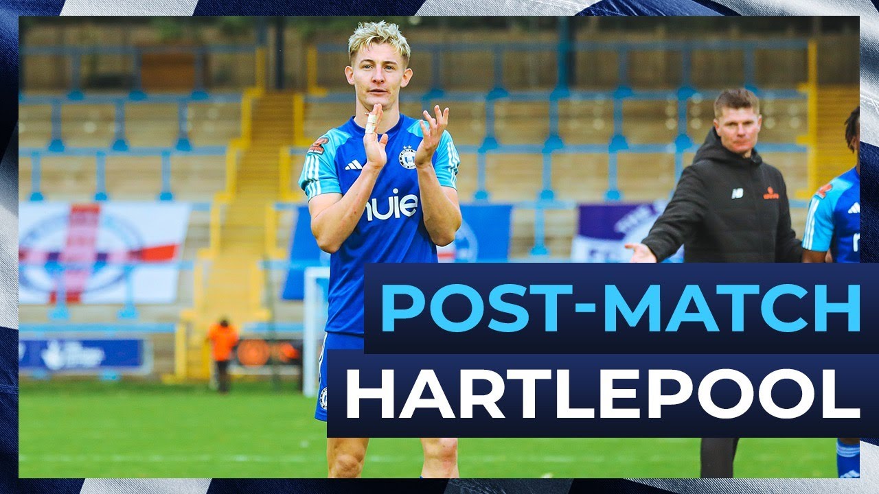 Hartlepool United: Post-Match Interview with Max Wright - YouTube