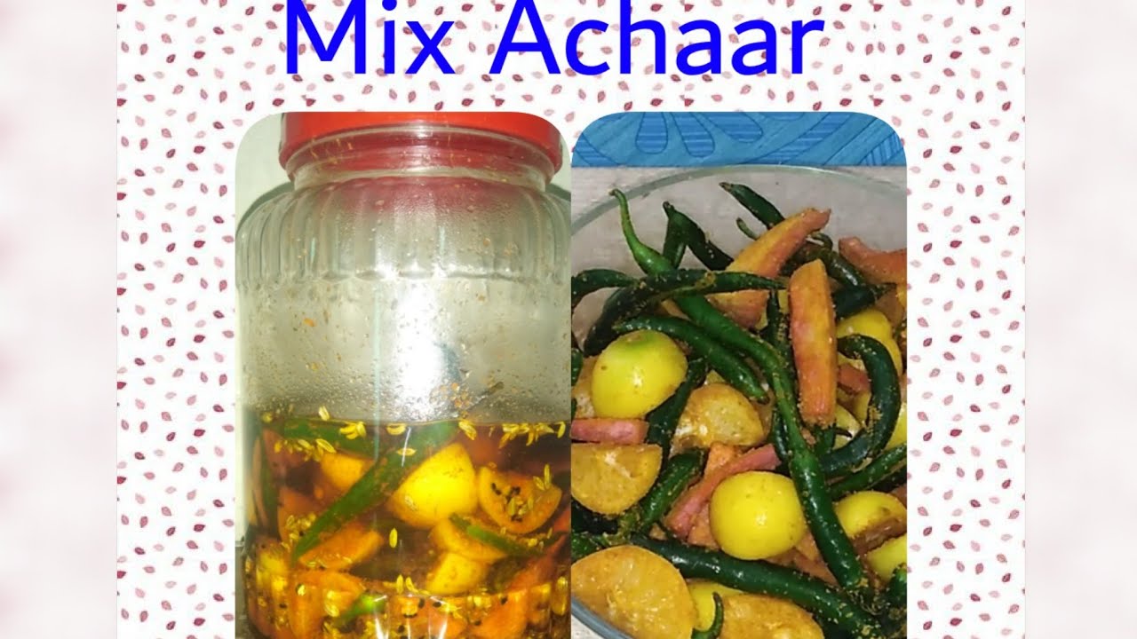Mix Achar|| Traditional dish ||مکس اچار recipe by || Cooking with ...