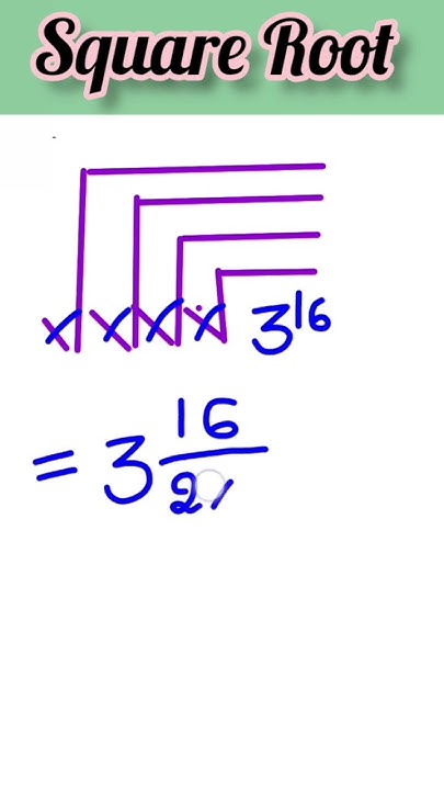 Solving Square Root #viralmathshorts - YouTube