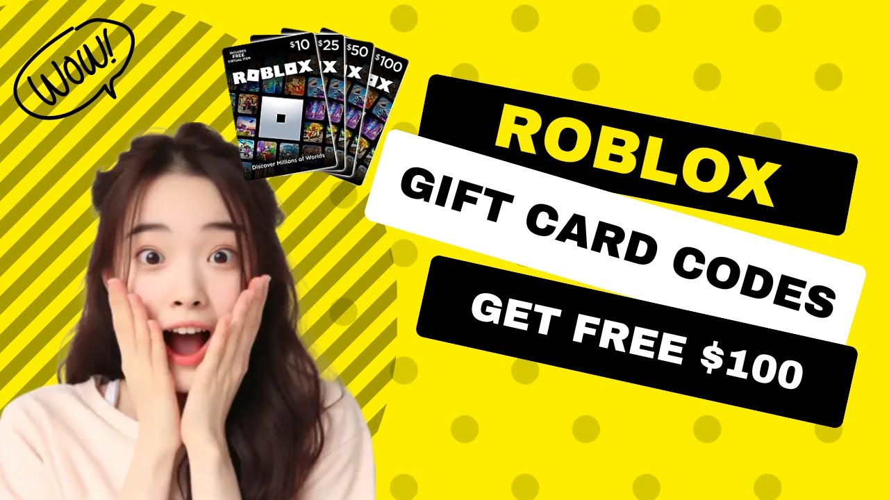 Unused Roblox FREE Gift Card CODE 2024 – New Method - YouTube