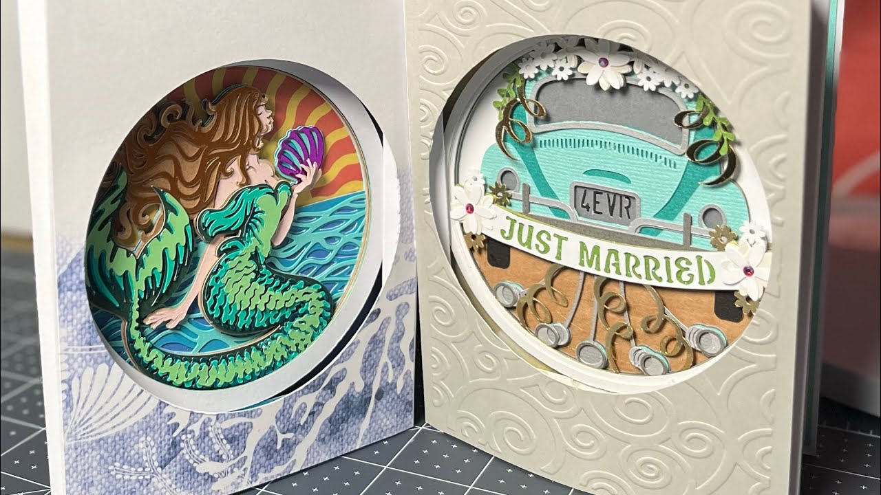 How to make card with magnetic ornament - YouTube