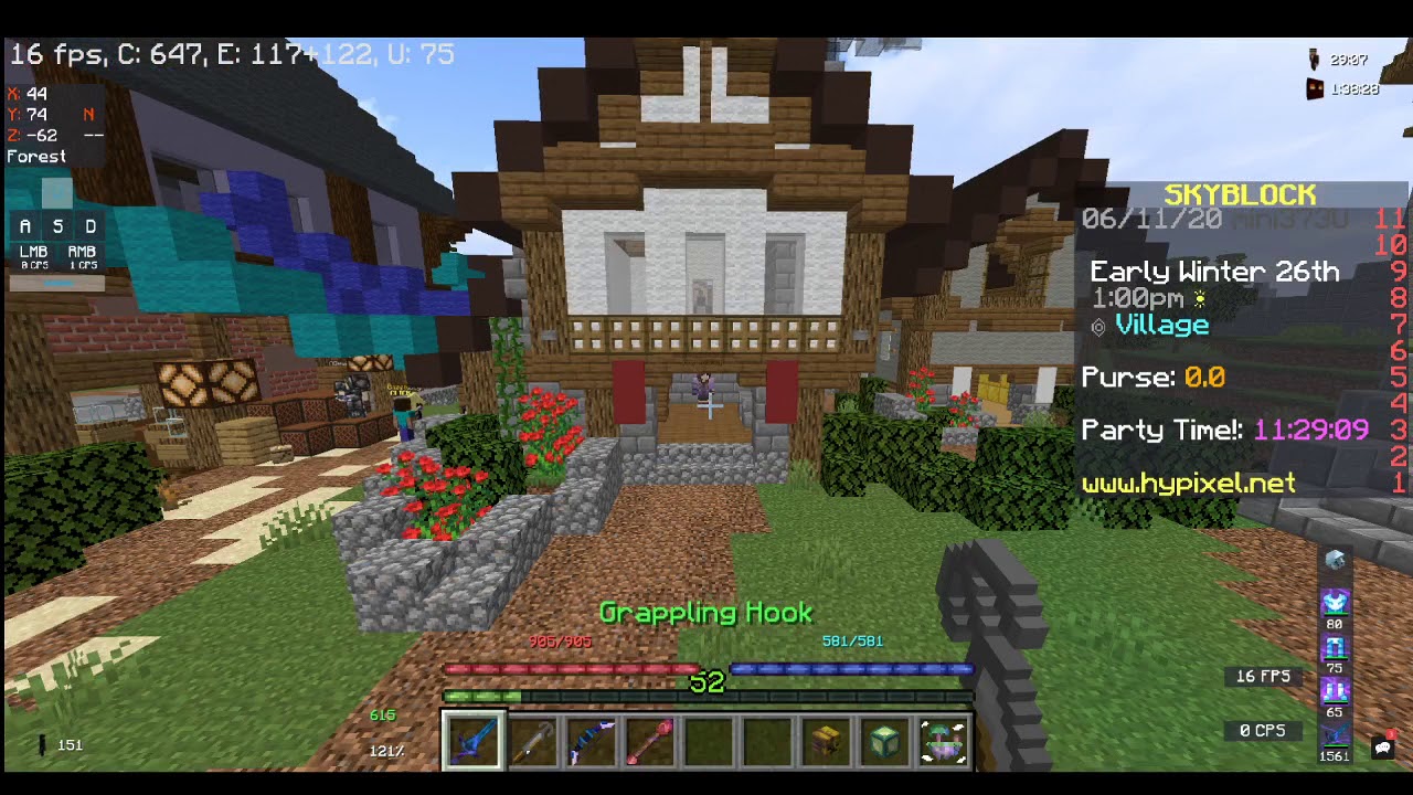 Party time new event - Hypixel Skyblock - YouTube