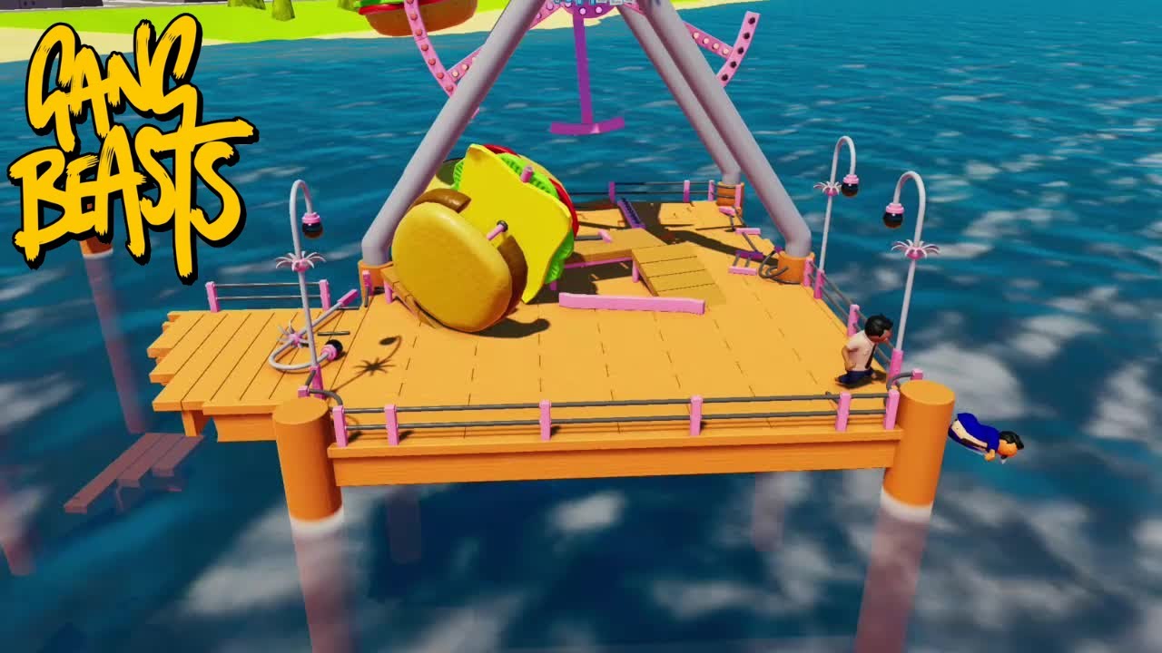Gang Beasts Funny Moments - Ferris Wheel Destruction! - YouTube