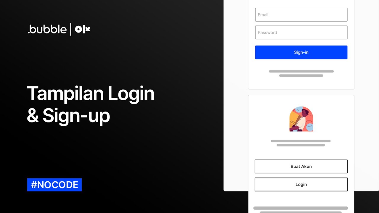 Membuat Halaman Sign-in & Sign-up | Projek OLX | Part 3 - YouTube