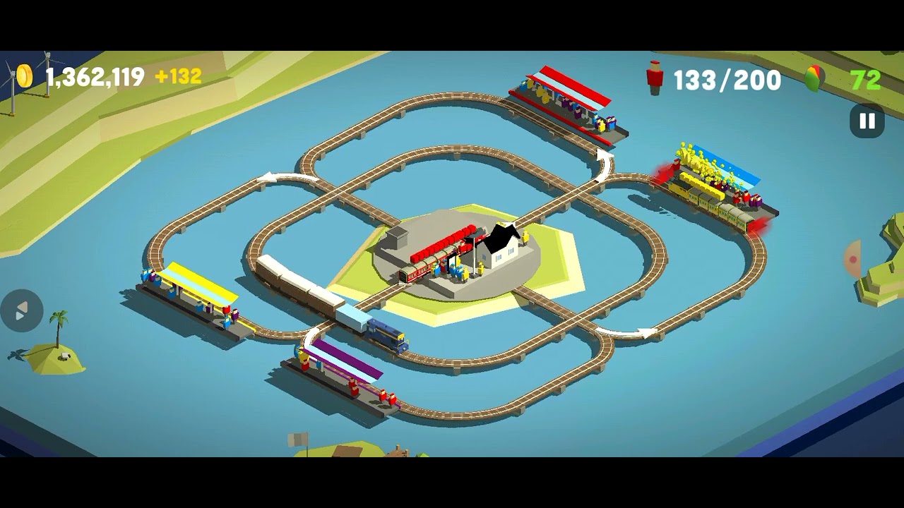 CONDUCT THIS! - train action around the lake! - YouTube