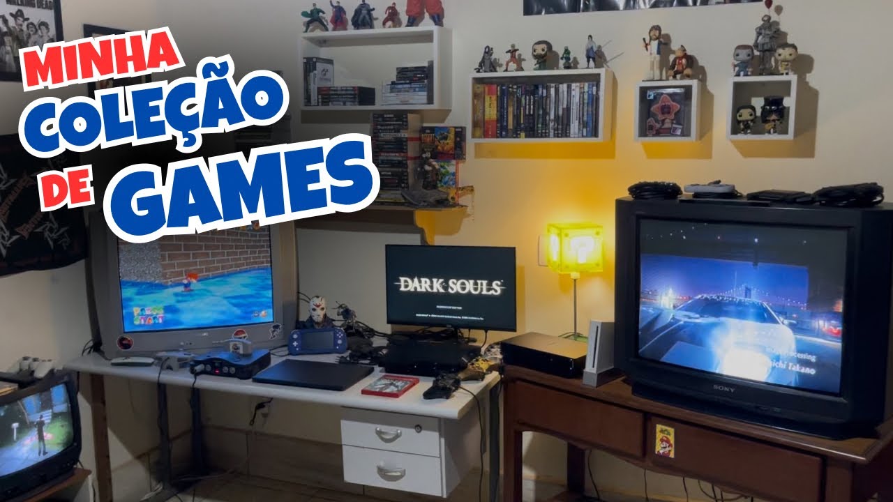 MINHA COLEÇÃO DE GAMES! JOGOS, CONSOLES E ITENS! - YouTube