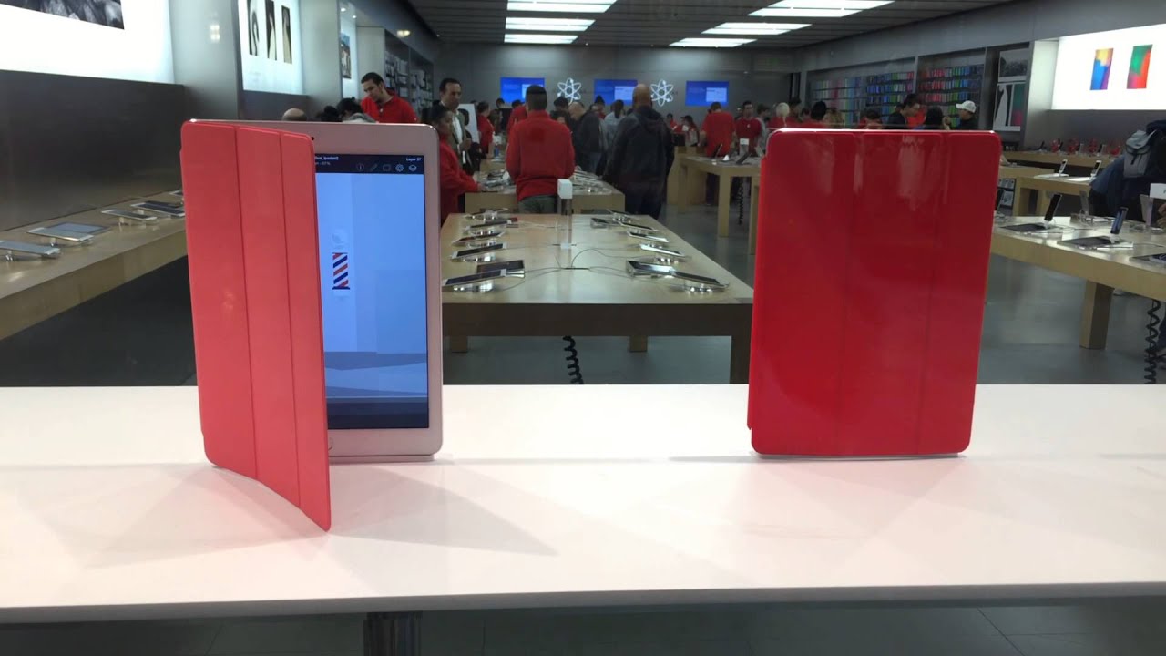 Magic Cover window display at Apple retail store - YouTube