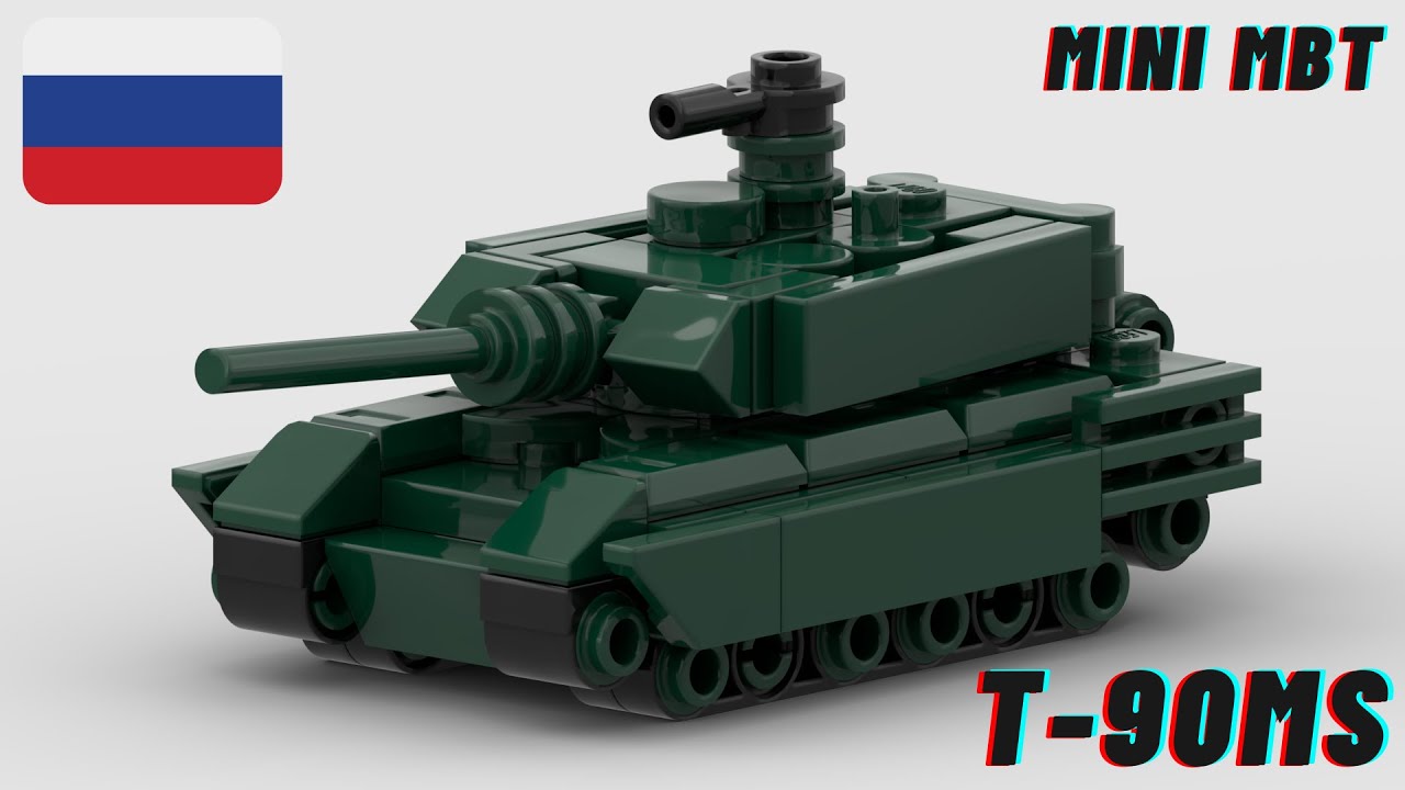 Lego Mini T-90MS Tutorial - YouTube