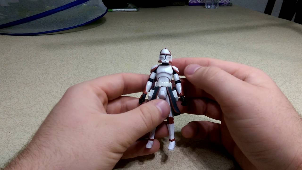 Star Wars The Clone Wars Action Figure Review - Clone Commander Ponds ...