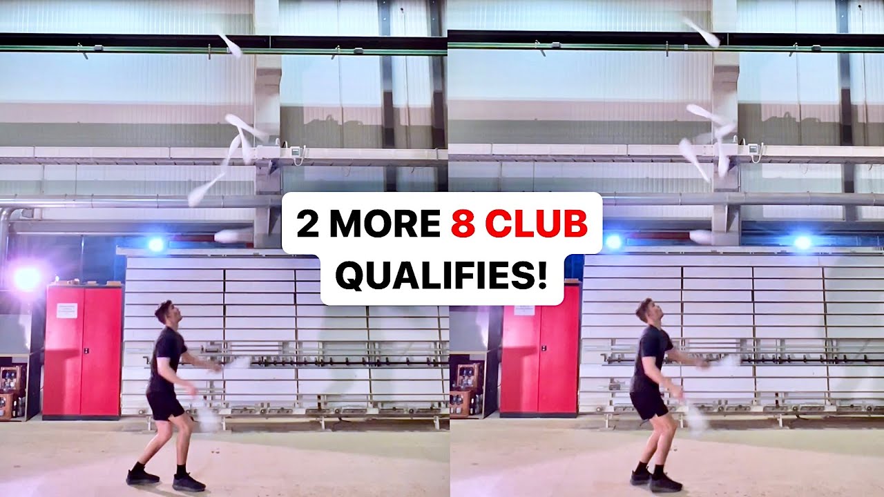 8 club juggling practice - YouTube