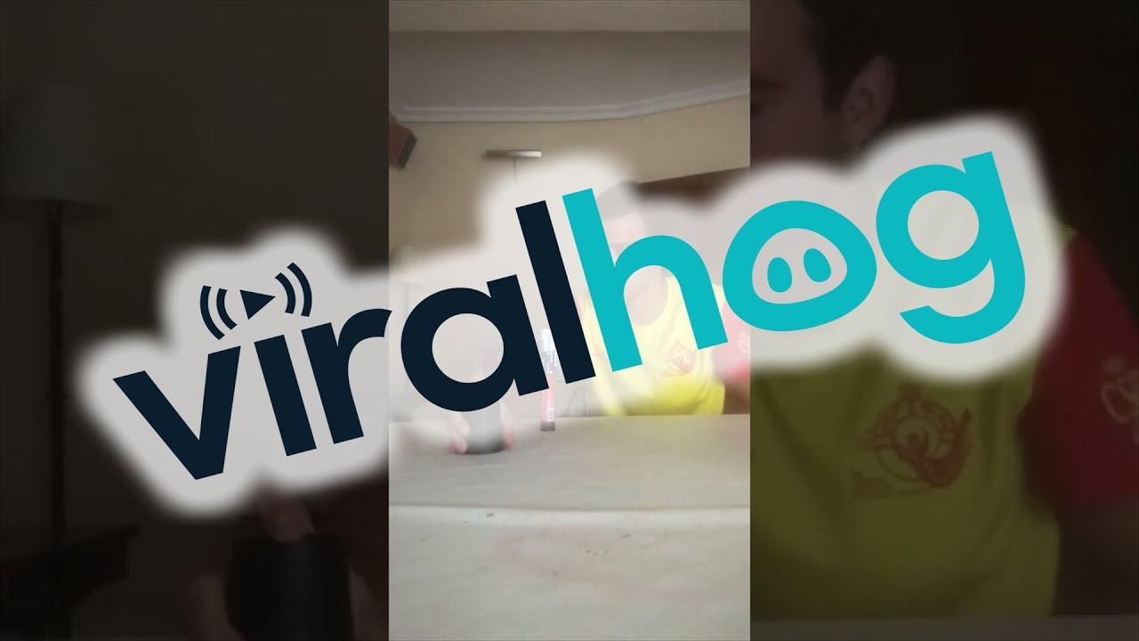 He Really Sweated This Win Stacking Dice || ViralHog - YouTube