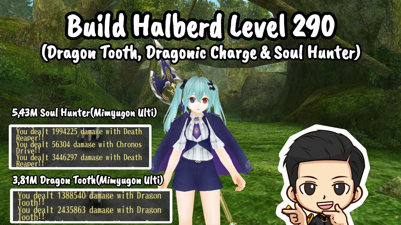 Build HB level 290 (Dragon Tooth, Dragonic Charge, Soul Hunter) - Toram ...