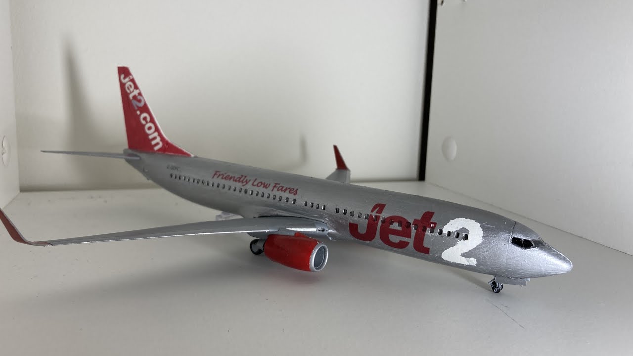 Zvezda Boeing 737-800 | Jet2 Livery | building process - YouTube