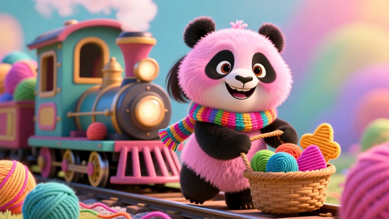 Shape Train with Panda 🐼🚂 | Learn Shapes for Kids | Fun Educational ...