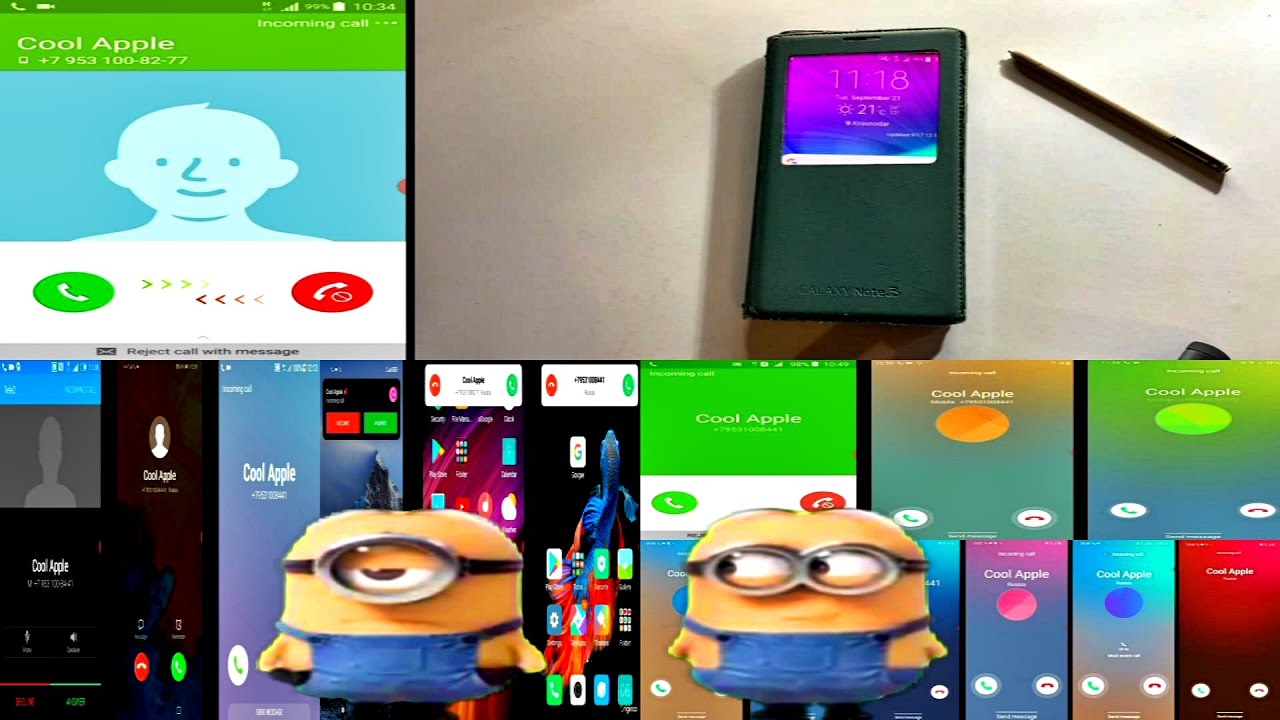 Screen calls recordings and incoming calls / Funny videos - YouTube