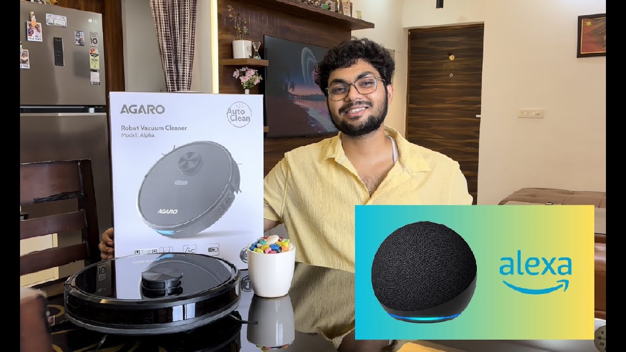 How to Connect Alexa with Agaro Alpha Robot Vacuum Cleaner | Voice ...
