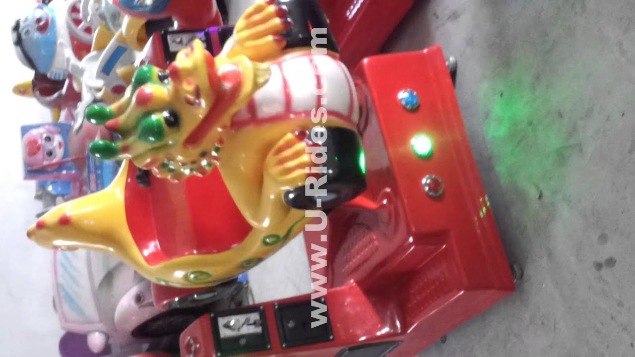 U-Rides Chinese dragon kiddy ride - YouTube