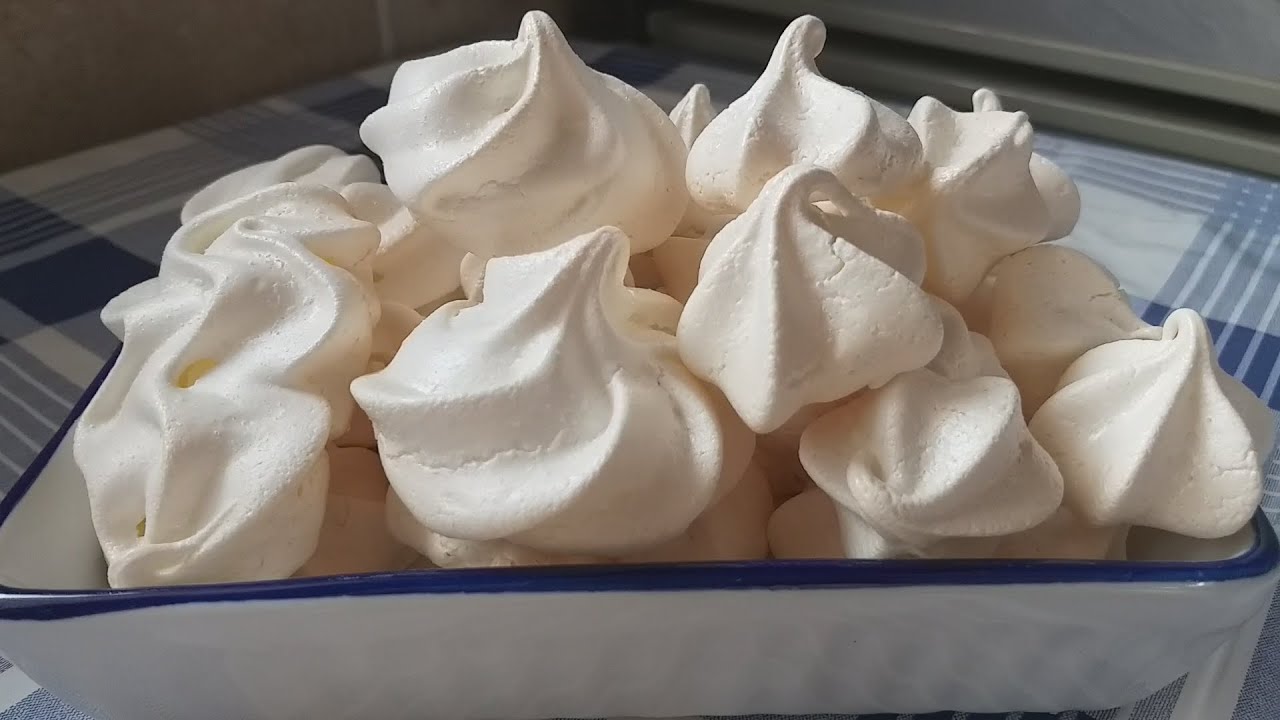 How to make Basic Meringues | simple recipe | (how to make meringue)(4-ingredients) | Just Anya ...