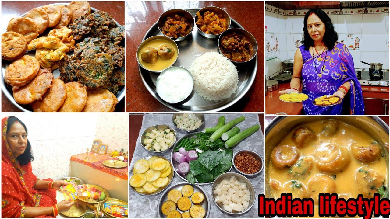 जितिया व्रत का स्पेशल पारण की बिहारी थाली ~ Indian lifestyle - YouTube