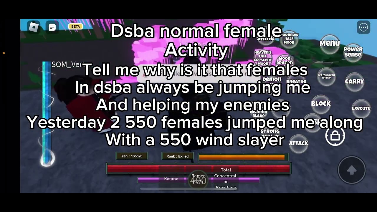 Dsba normal female activity - YouTube