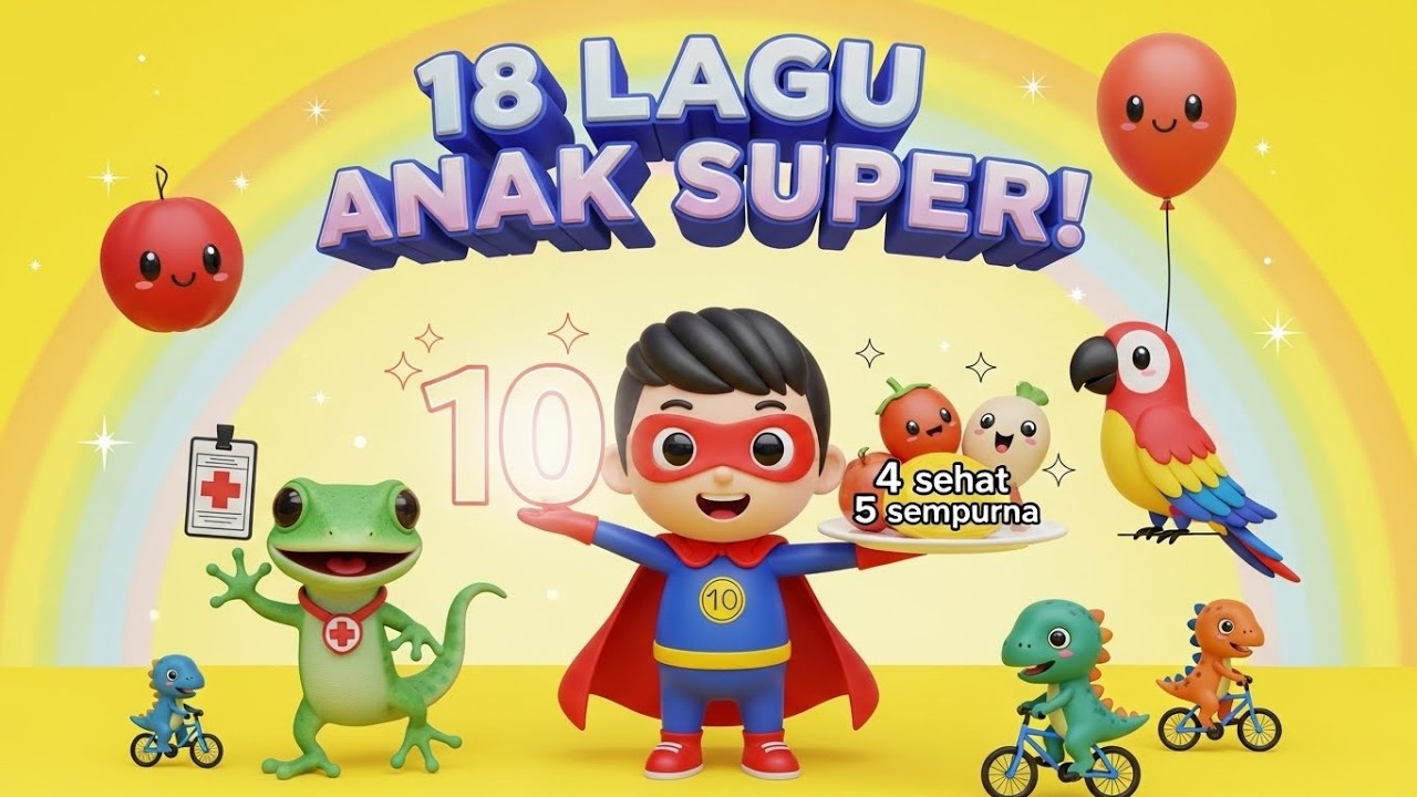 18 LAGU ANAK INDONESIA TERPOPULER ! Kompilasi Lengkap untuk Balita ...