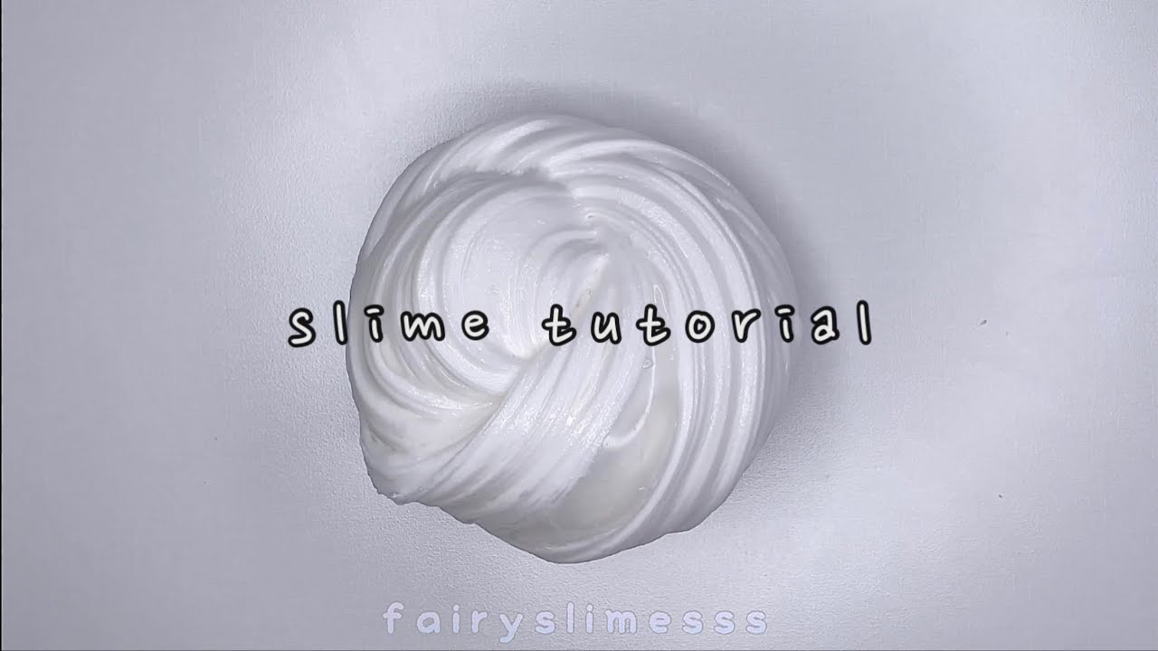 simple glossy slime tutorial and satisfying asmr - YouTube