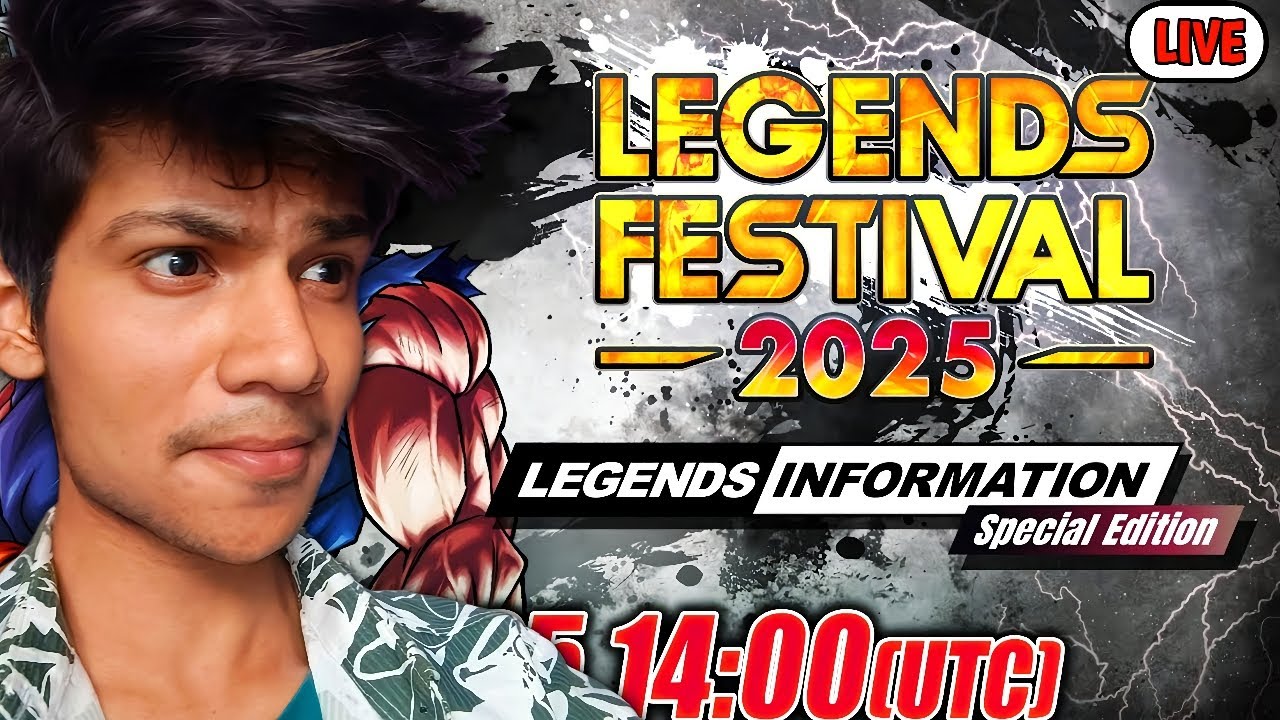 NEW LEGENDS INFORMATION LIVE🔥 | LEGENDS FESTIVAL 2025 | DRAGON BALL ...
