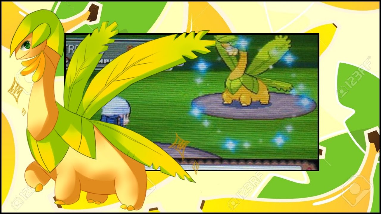 LIVE!! Shiny Tropius in Platinum's Great Marsh after 963 REs (Safari ...