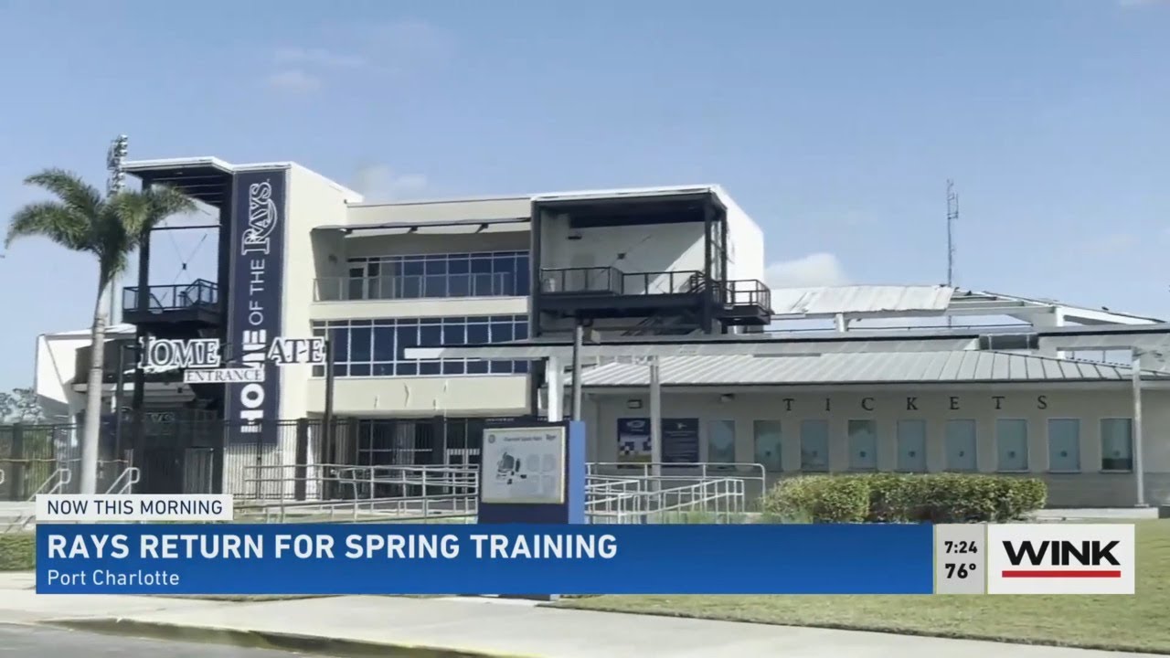 Tampa Bay Rays returning to Charlotte Sports Park for 2024 spring ...