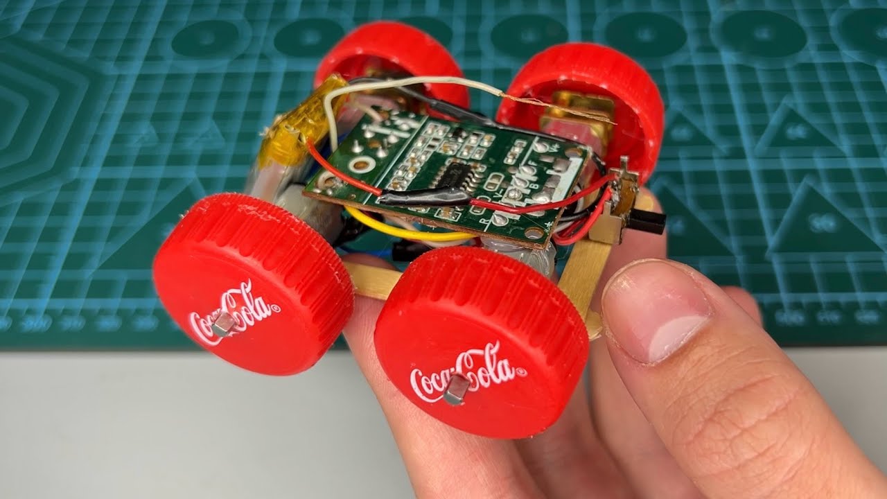 How to Make a Micro RC Car (Powerful Car) - Amazing Toy - Remote ...