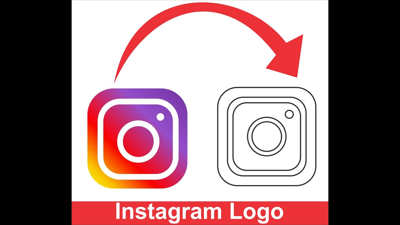 How to make Instagram Logo in Corel Draw - YouTube