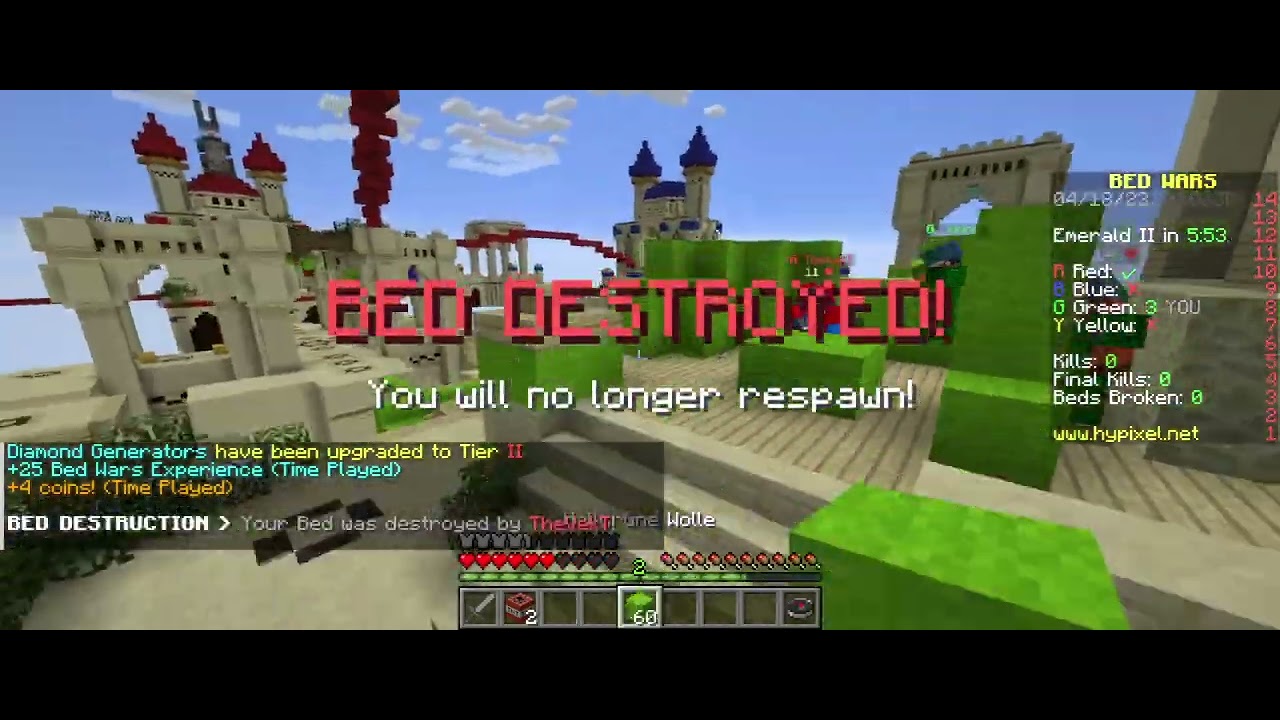 Ich bin so lost #Hypixel bed spawn - YouTube