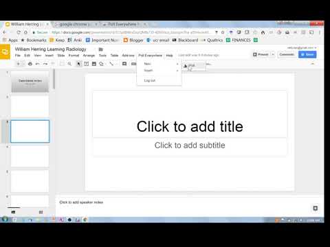 Using Poll Everywhere on Google Slides - YouTube