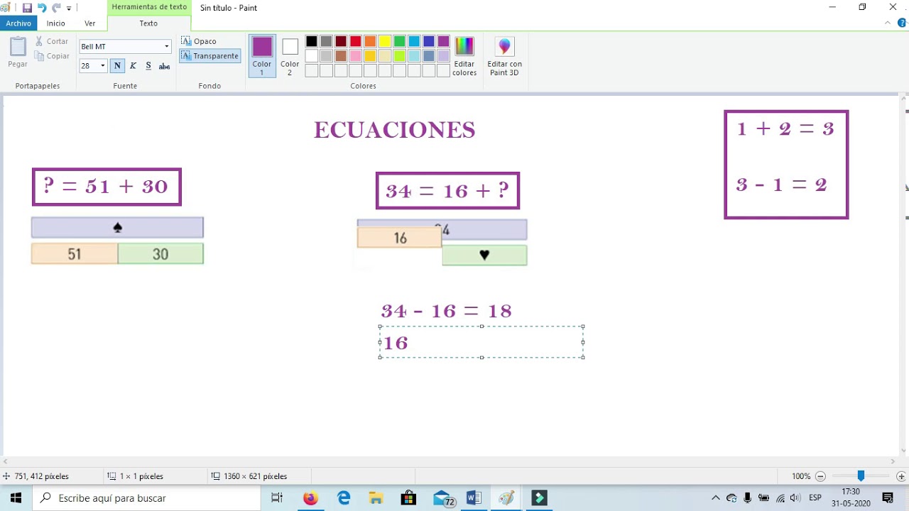 Resolver ecuaciones a traves de una operación inversa - YouTube