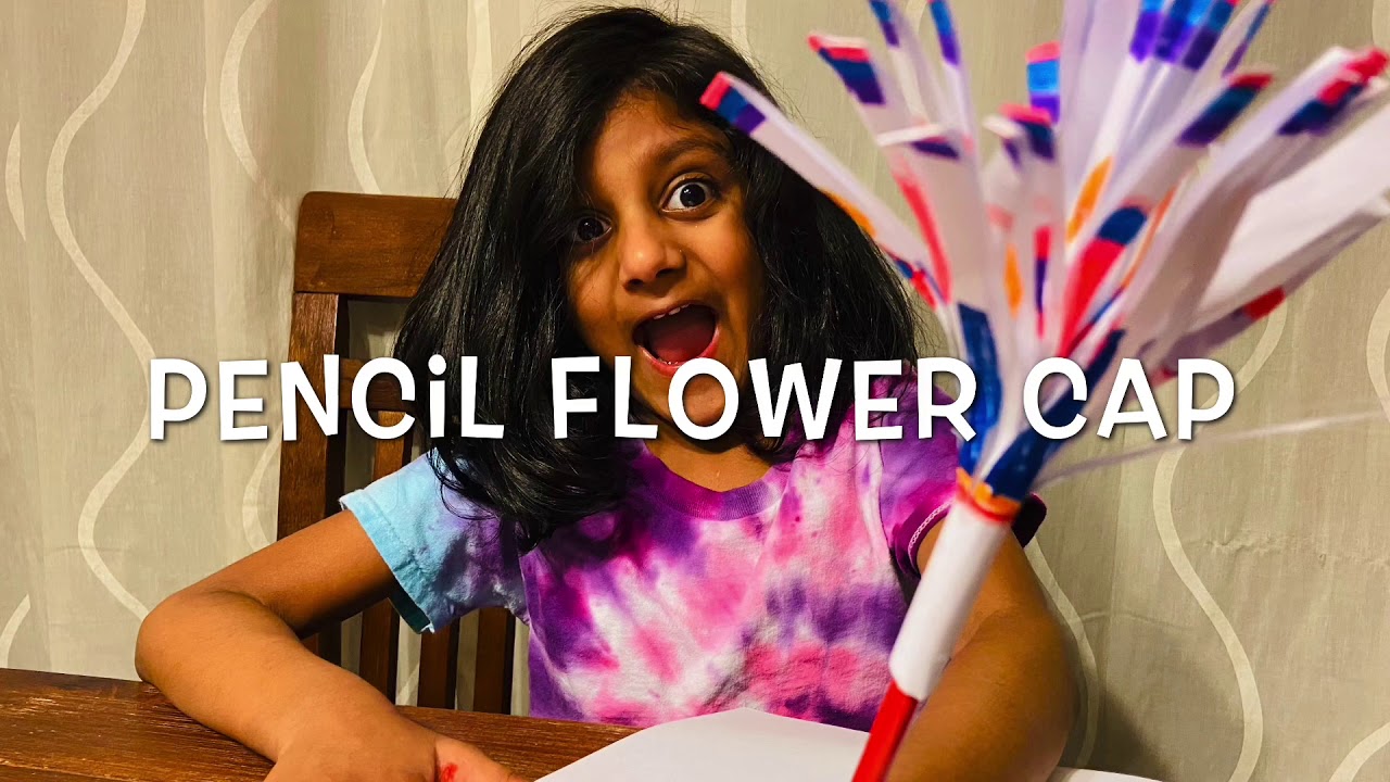 Pencil paper cap: DIY crafts for kids by Isabelle - YouTube