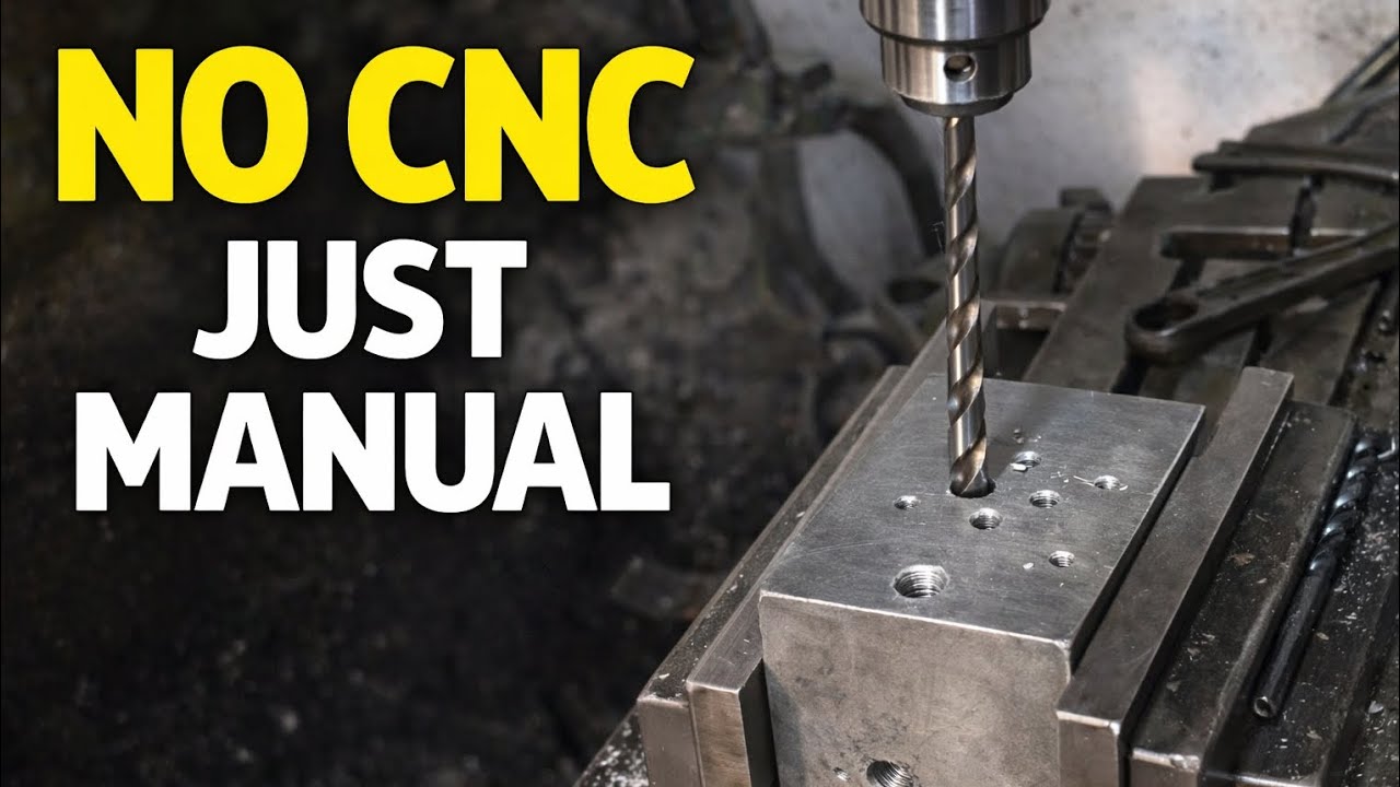 Machining a Hydraulic Manifold Block from Solid Steel | Manual Mill ...