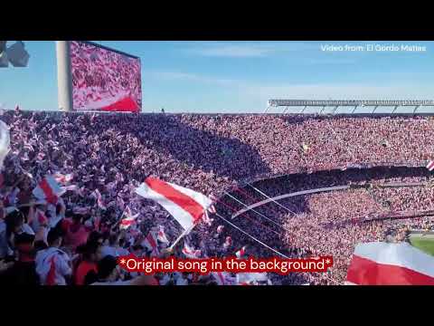LOUDEST pre-match TAUNT in FOOTBALL - SUPERCLASICO vibes from River Plate fans at MONUMENTAL