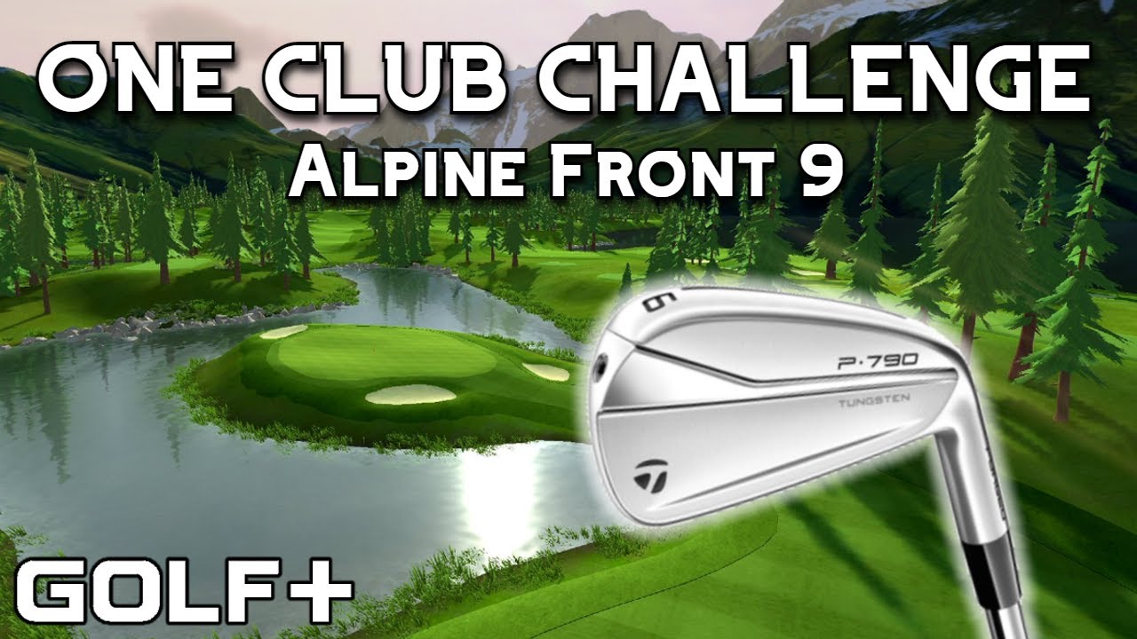 The HARDEST Challenge in VR Golf? | One Club Challenge GOLF+ - YouTube