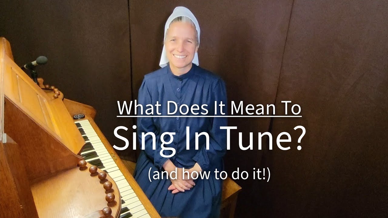 What does it mean to sing in tune? (And how to do it!) - YouTube