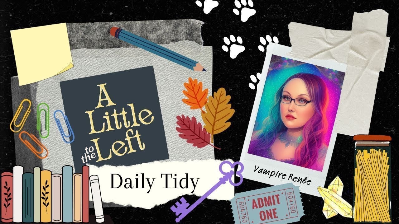 A little bit to the left | daily tidy | spiderweb - YouTube