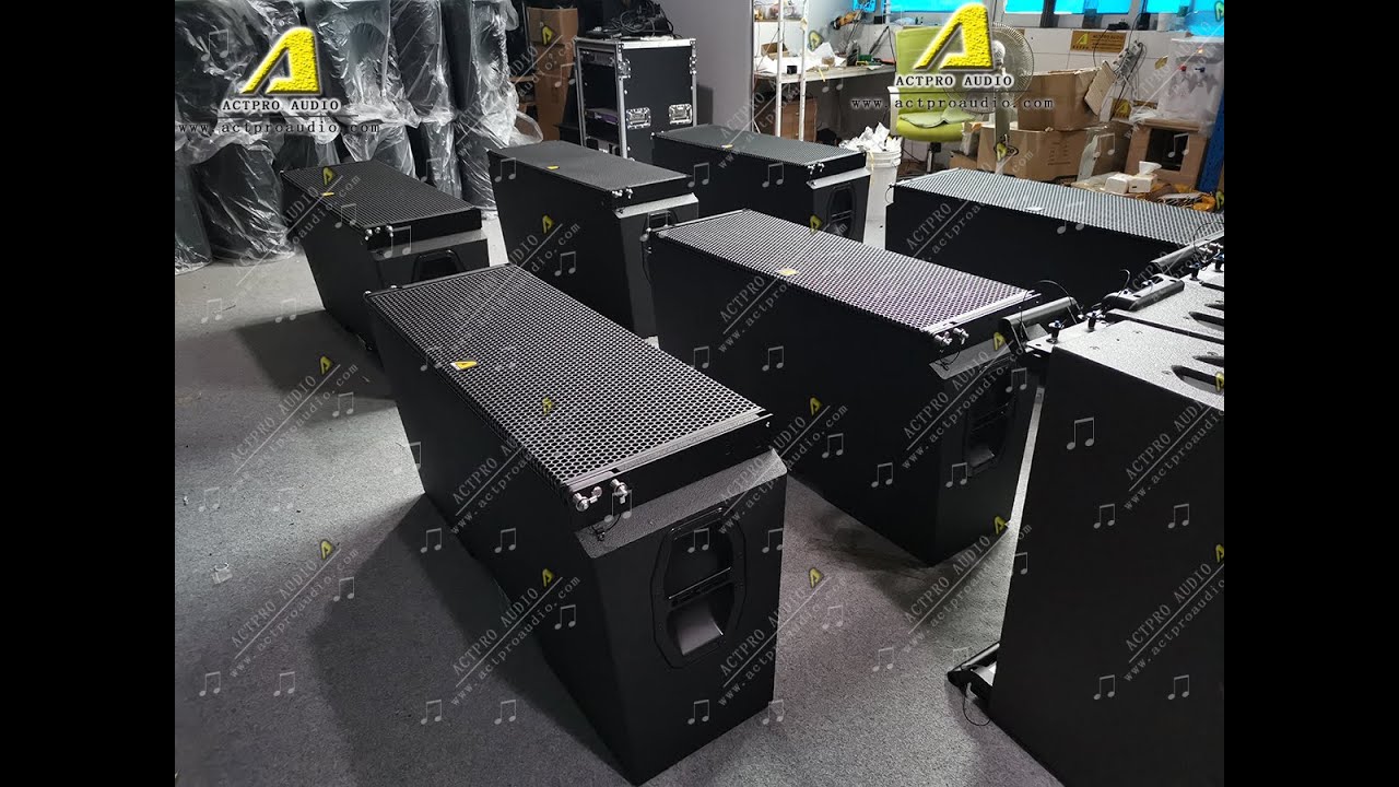 Actpro J8 dual 12 inch line array J-SUB Punch subwoofer B22 dual 18 ...