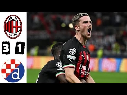 AC Milan - Dinamo Zagreb 3-1 Highlights | UEFA Champions League - 2022/2023