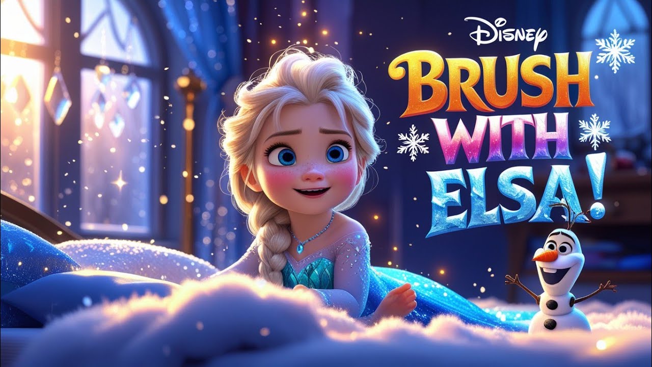 🆕🎵 Brush Your Teeth With Baby Elsa |Magical Frozen-Inspired Nursery ...
