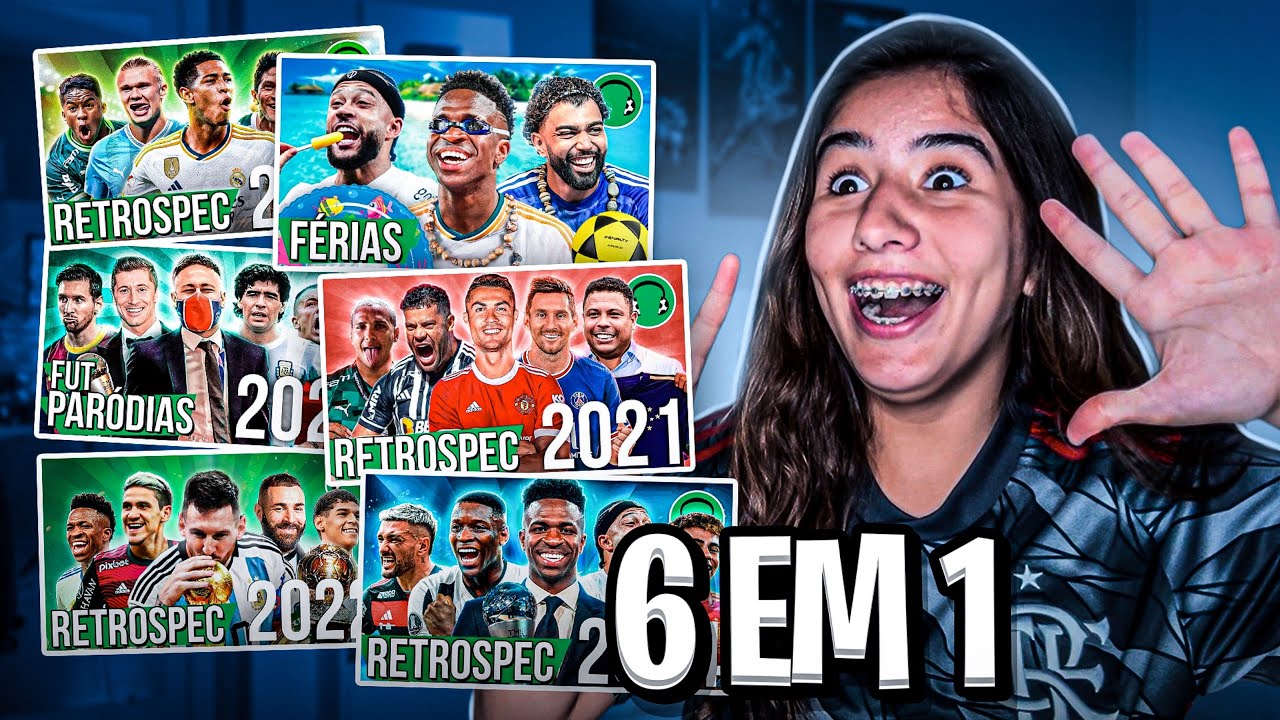 REACT 6 EM 1 ♫RETROSPECTIVA 2024,23,22,21 ,20 E ♫ AINDA É FÉRIAS NO FUTEBOL pt. 2 - YouTube