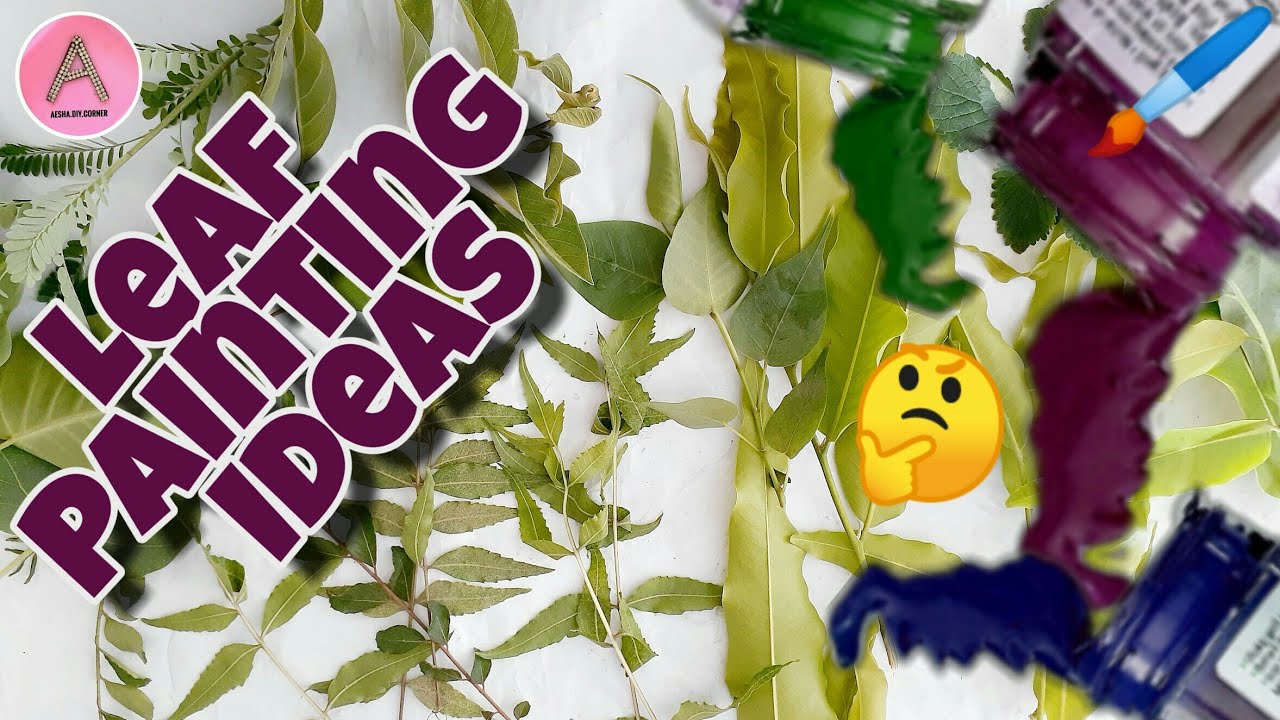 5 Easy Leaf Painting Ideas | World Environment Day Special | Kids Art ...