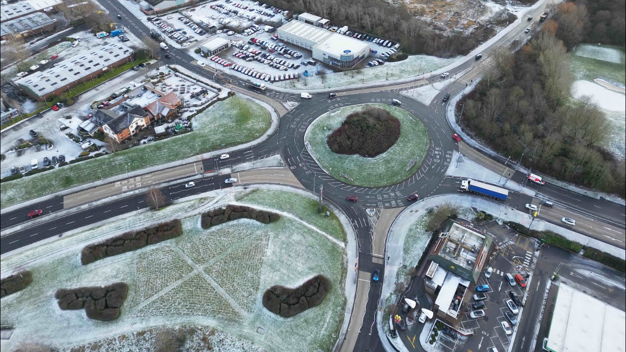St Helens Mcdonalds Roundabout New Layout #roads #cars #trucks #public ...