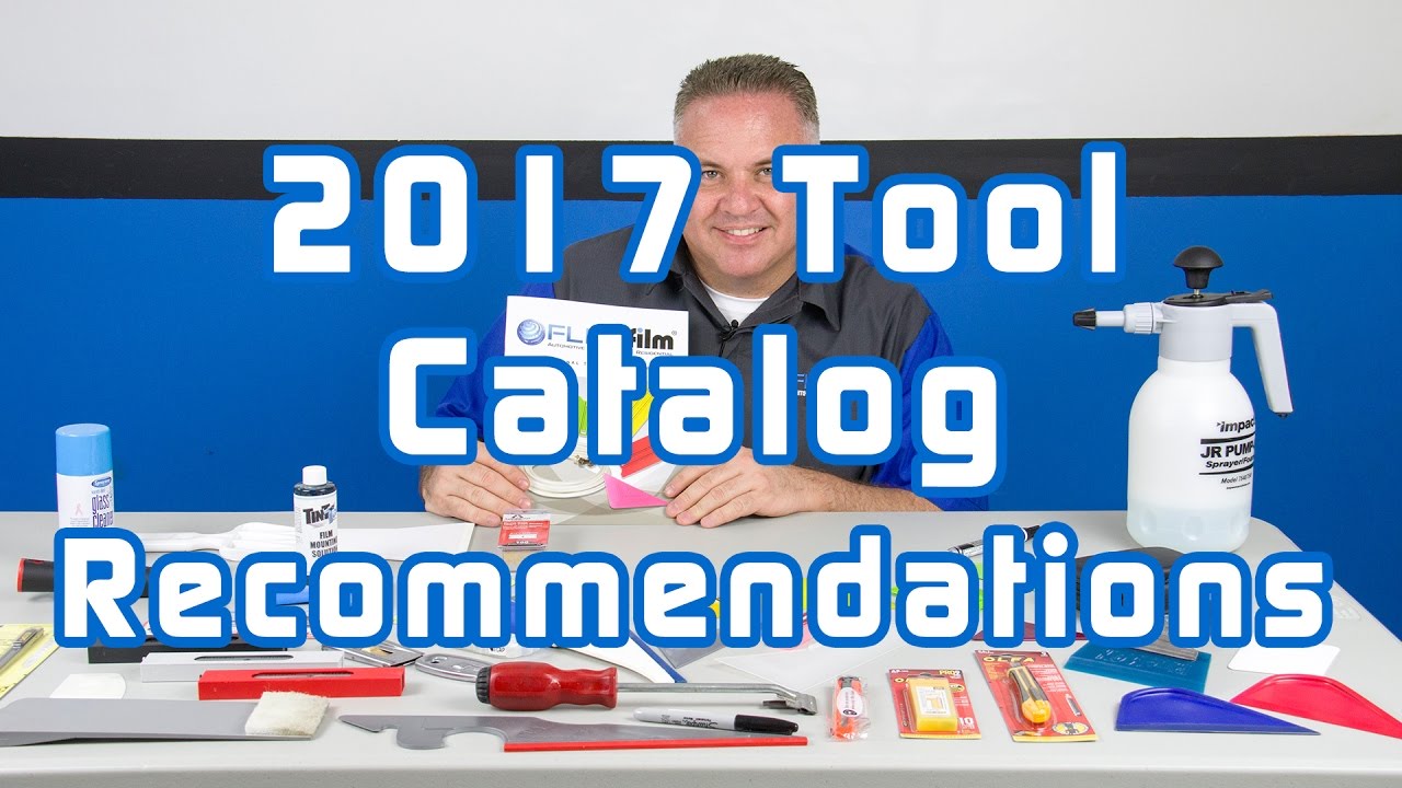 2017 Tool Catalog Recommendations - YouTube