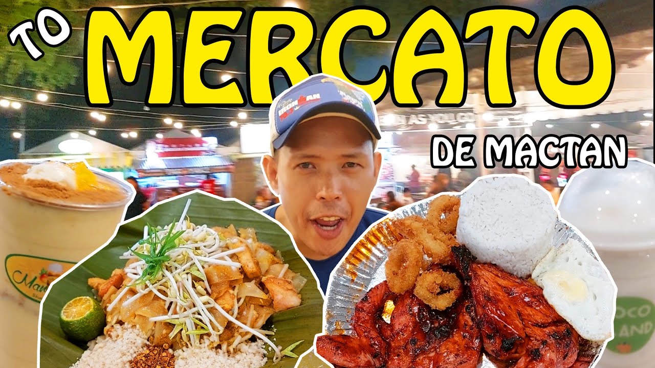 MERCATO de Mactan | Food Park Walk around and Dinner - YouTube