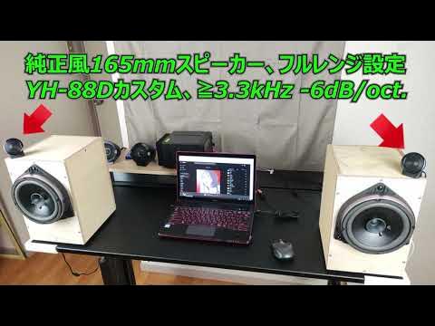 YH-88Dカスタム 商品説明 3.3μFフィルムコンデンサー vs 12μFオーディオレベル電解コンデンサー、純正風スピーカーに追加して音質は変化する？寸法、変更点、注意点、配線方法 徹底 ...